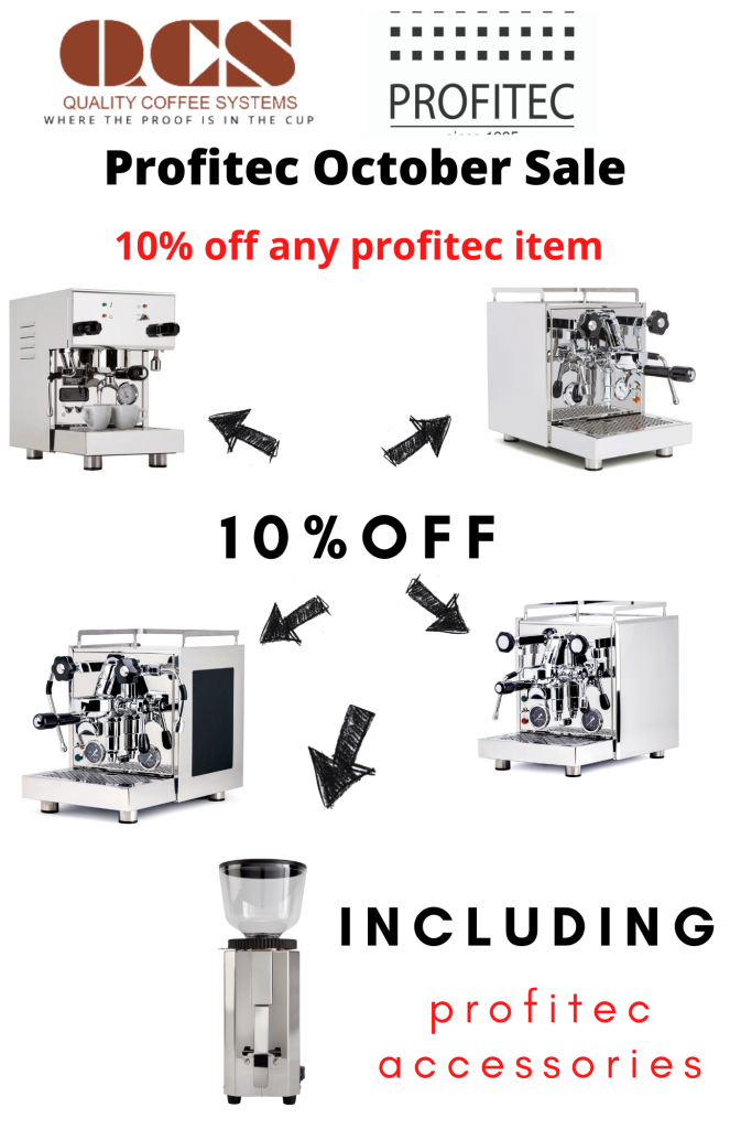 QCS October Profitec Sale - 10%%%%% | Quality Coffee Systems